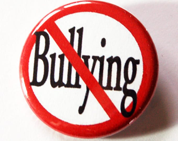 No Bullying, Stop Bullying Pin, End Bullying, Pinback Buttons, Lapel ...