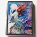 Mermaid Cigarette Case, Slim Cigarette Case, Mermaid With Pearl ...
