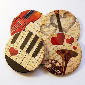 Music Coasters, Coasters, Drink Coasters, Wine Coasters, Round Coaster ...