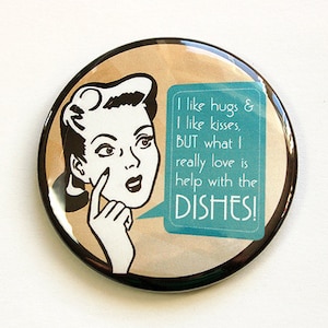 Kitchen Magnet, Fridge Magnet, Magnet, Retro, Funny Magnet ...