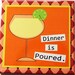 Drinking Magnet Funny Magnet Dinner is Poured Kitchen | Etsy