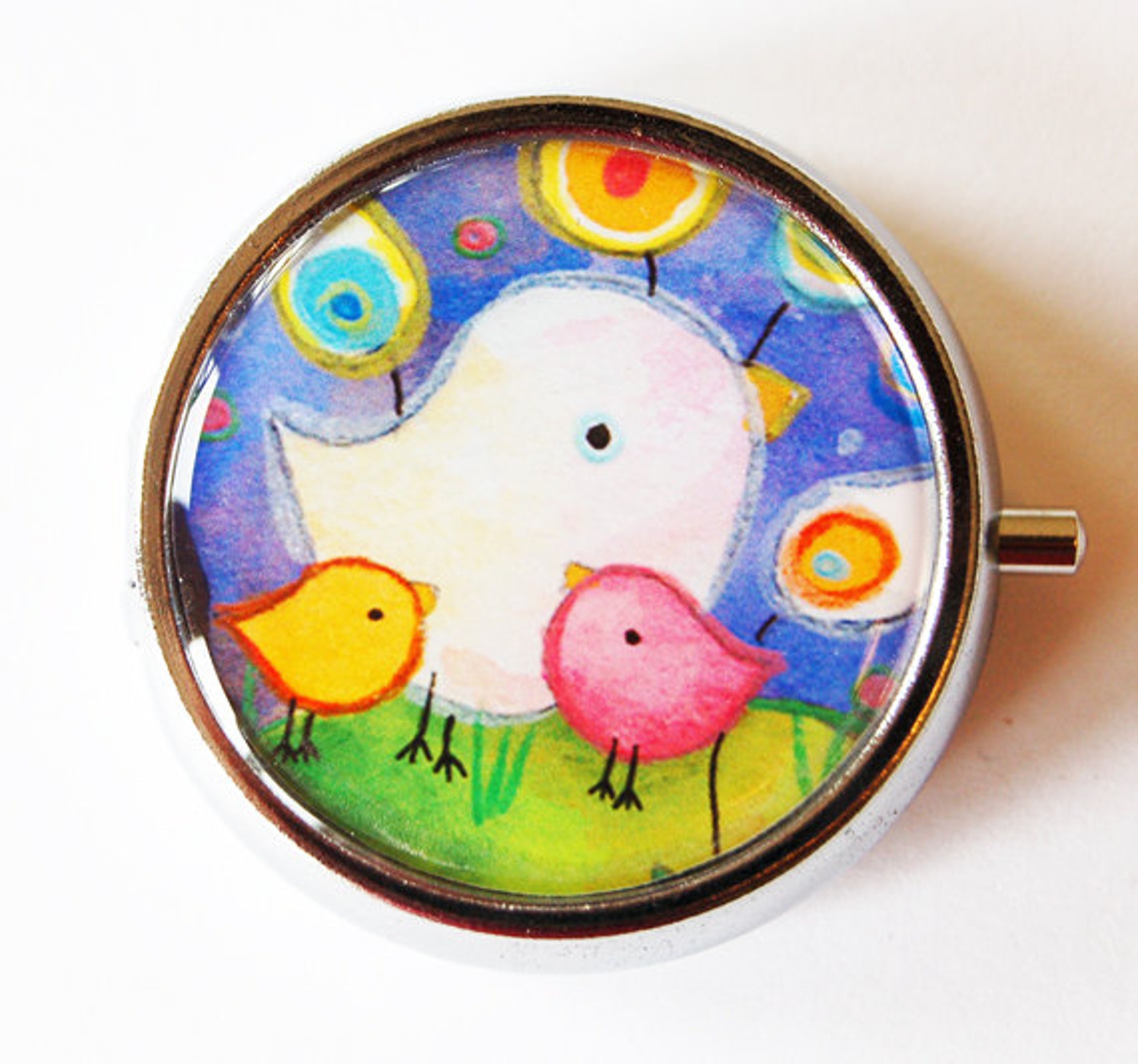 Cute Pill Box Pill Case Pill Container Bird Gift for Her | Etsy