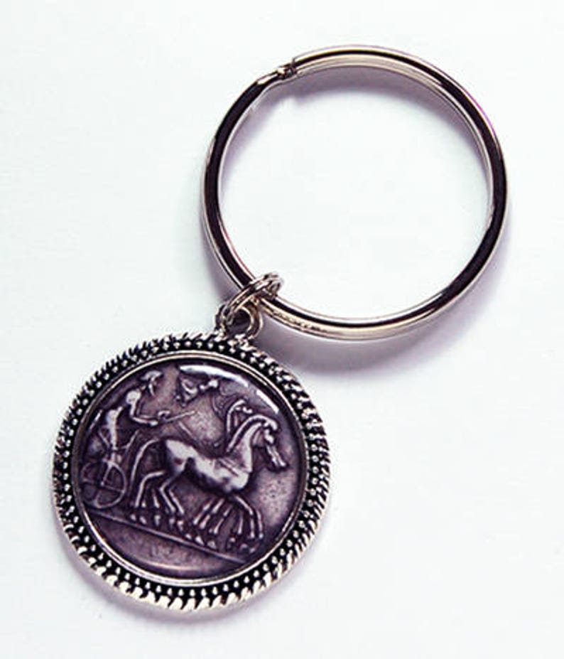 Ancient Coin Key Ring Keychain Old Coin Stocking Stuffer - Etsy