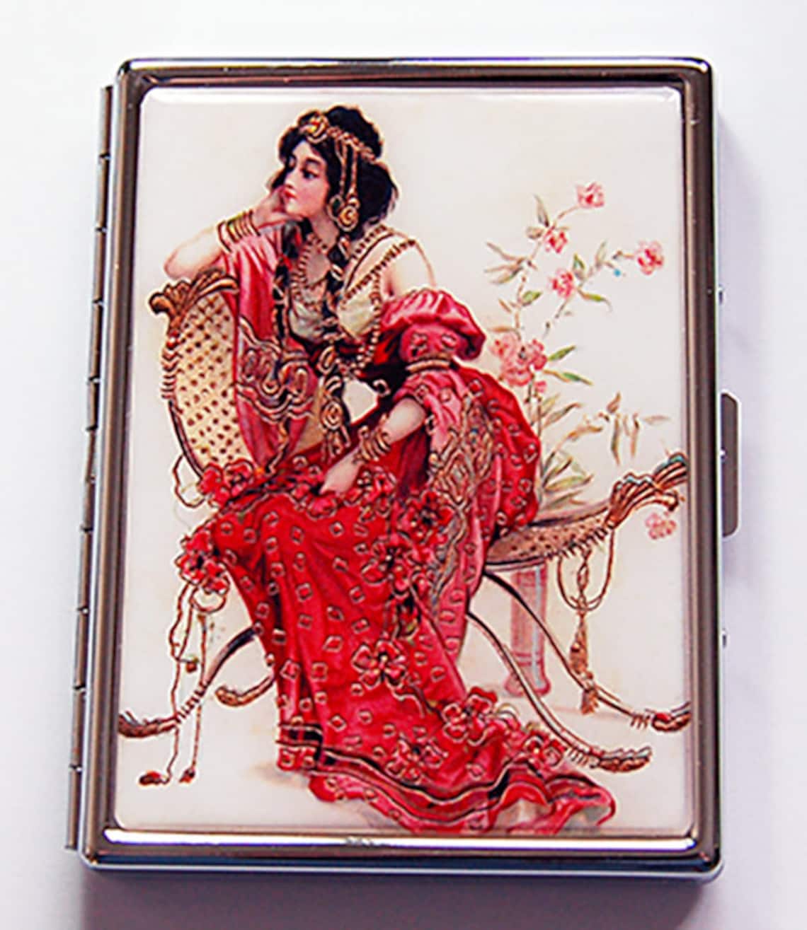 Victorian Cigarette Case Cigarette Box Slim Cigarette Case | Etsy