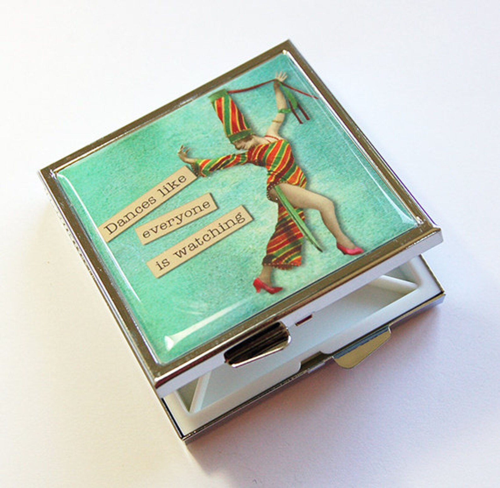 Pill Case, Pill Box, Funny Pill Box, Funny Pill Case, 4 Sections ...