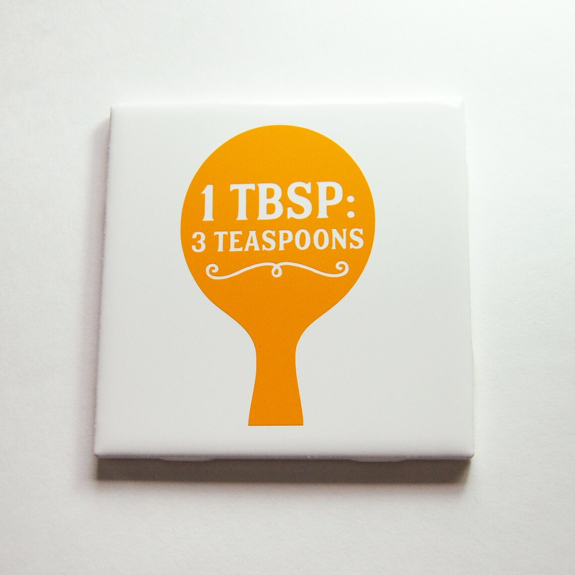 One TBSP Kitchen Sign Wall Plaque in Yellow & White 1 - Etsy