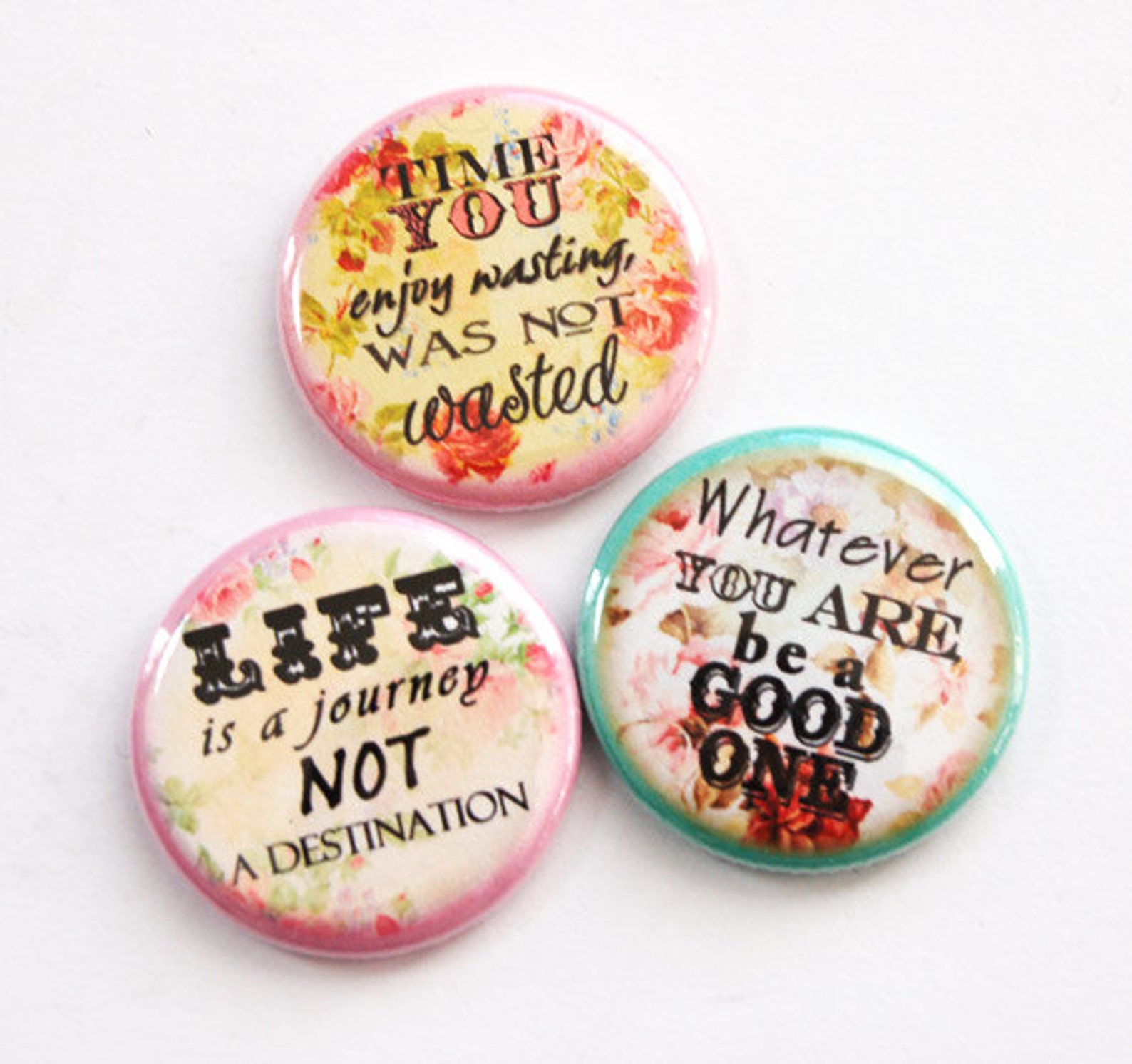 Inspirational Magnets Words of Wisdom Magnets Button | Etsy