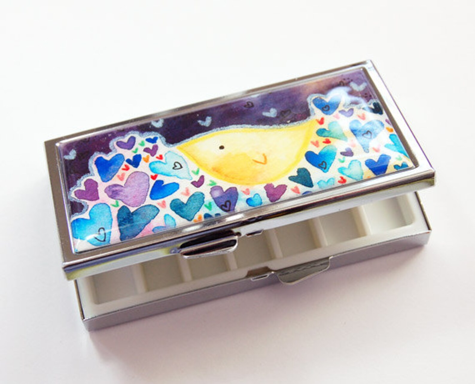 Pill Box Pill Container Pill Case 7 Sections 7 Day - Etsy