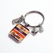 Eat Chocolate Keyring With Charms Keychain for Women Gift - Etsy