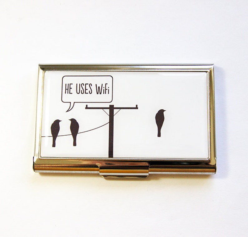 Funny Card Holder, Business Card Case, Business Card Holder, Card Case ...