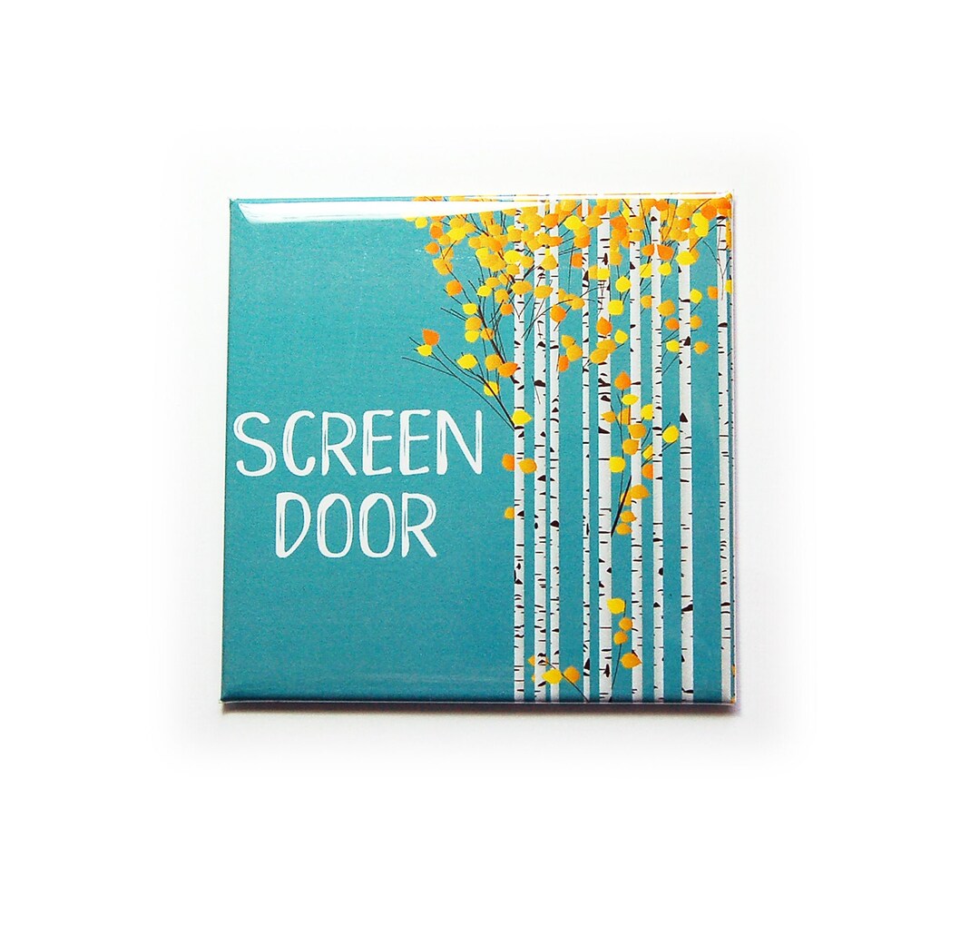 Screen Door Warning Autumn Design, Don't Walk Through Your Screen Door ...