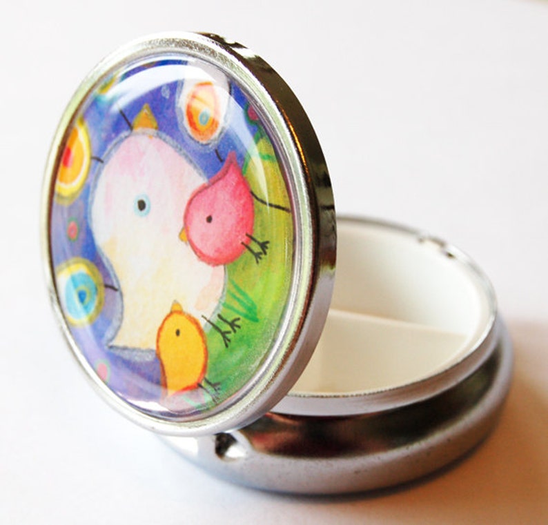 Cute Pill Box Pill Case Pill Container Bird Gift for Her - Etsy