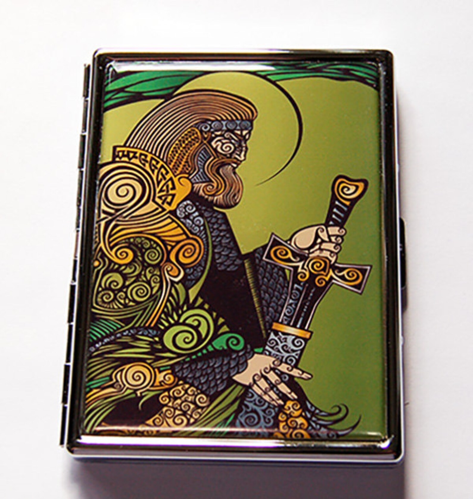 Viking Cigarette Case Slim Cigarette Case Cigarette Holder - Etsy