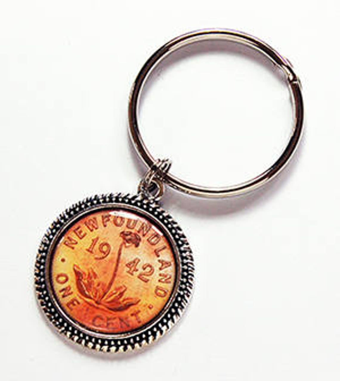 Newfoundland Penny Key Ring Keychain Key Ring Gift Under - Etsy
