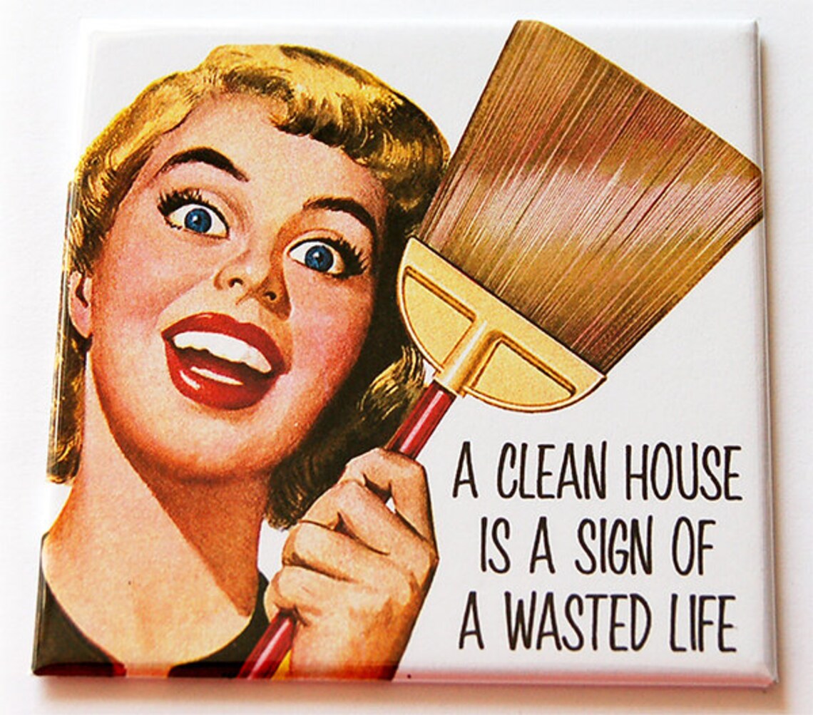 Funny Magnet Kitchen Magnet A Clean House Fridge Magnet - Etsy