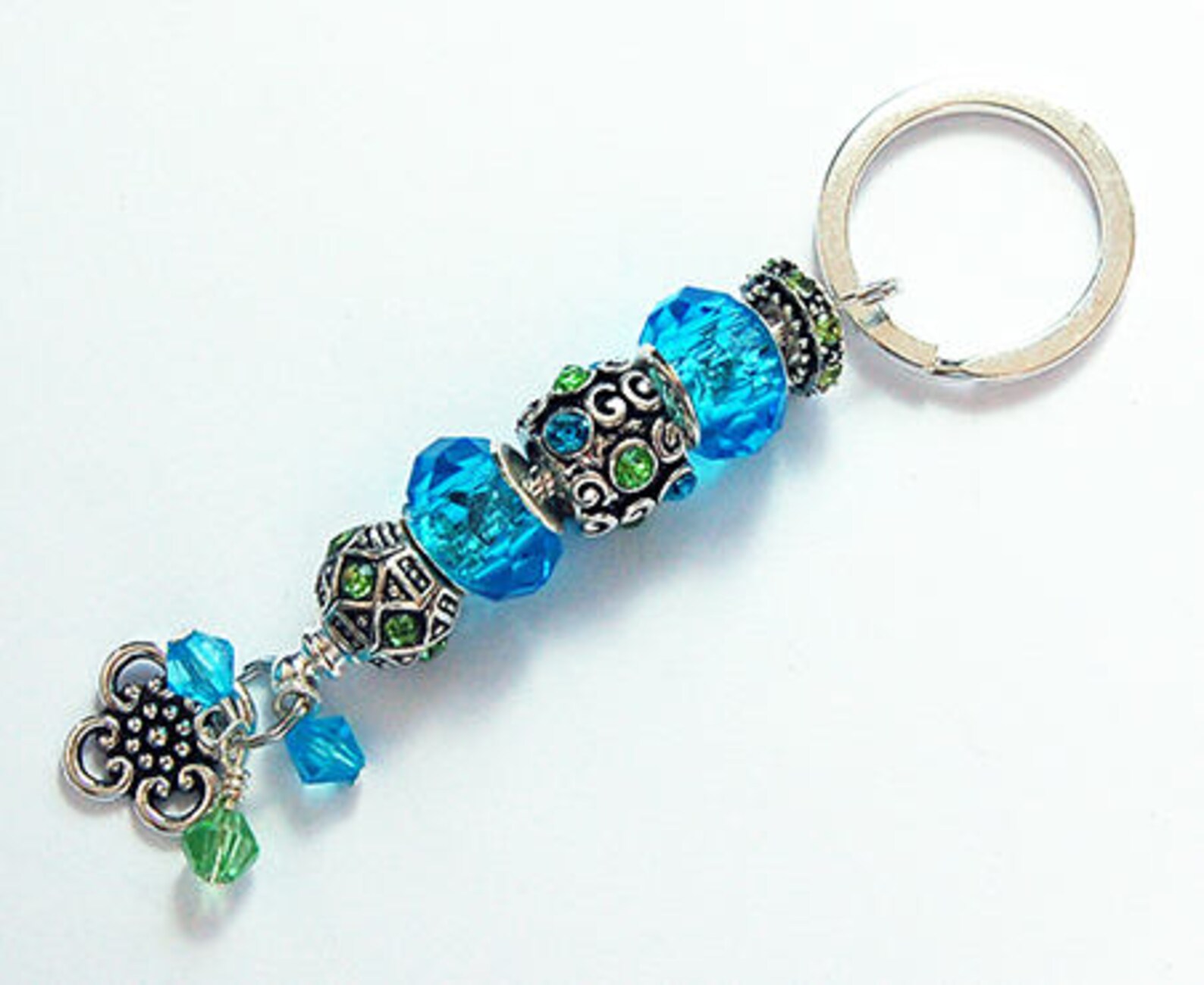 Glass Bead Keychain Pretty Keychain Stocking Stuffer Gift - Etsy Canada