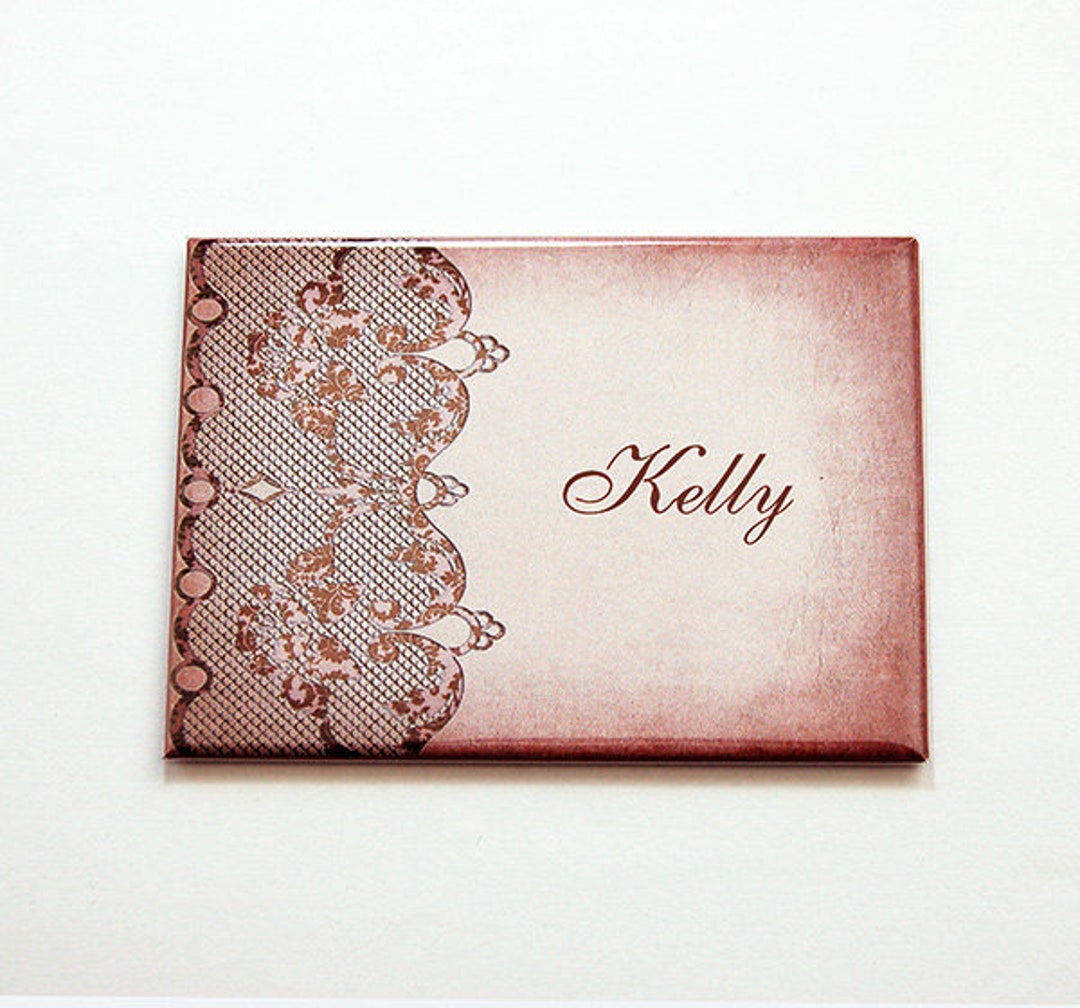 Personalized Pocket Mirror, Customized Gift, Large Pocket Mirror ...