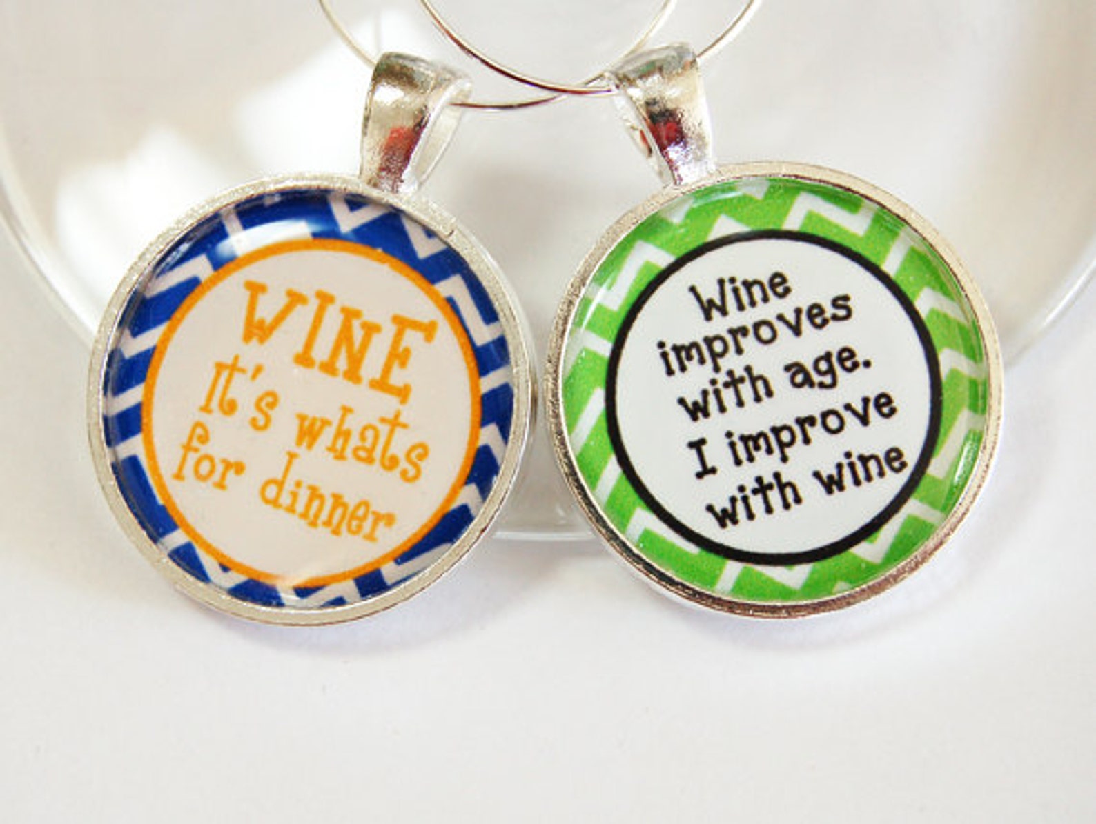 Funny Wine Charms Wine Charms Wine Glass Charms Humor - Etsy