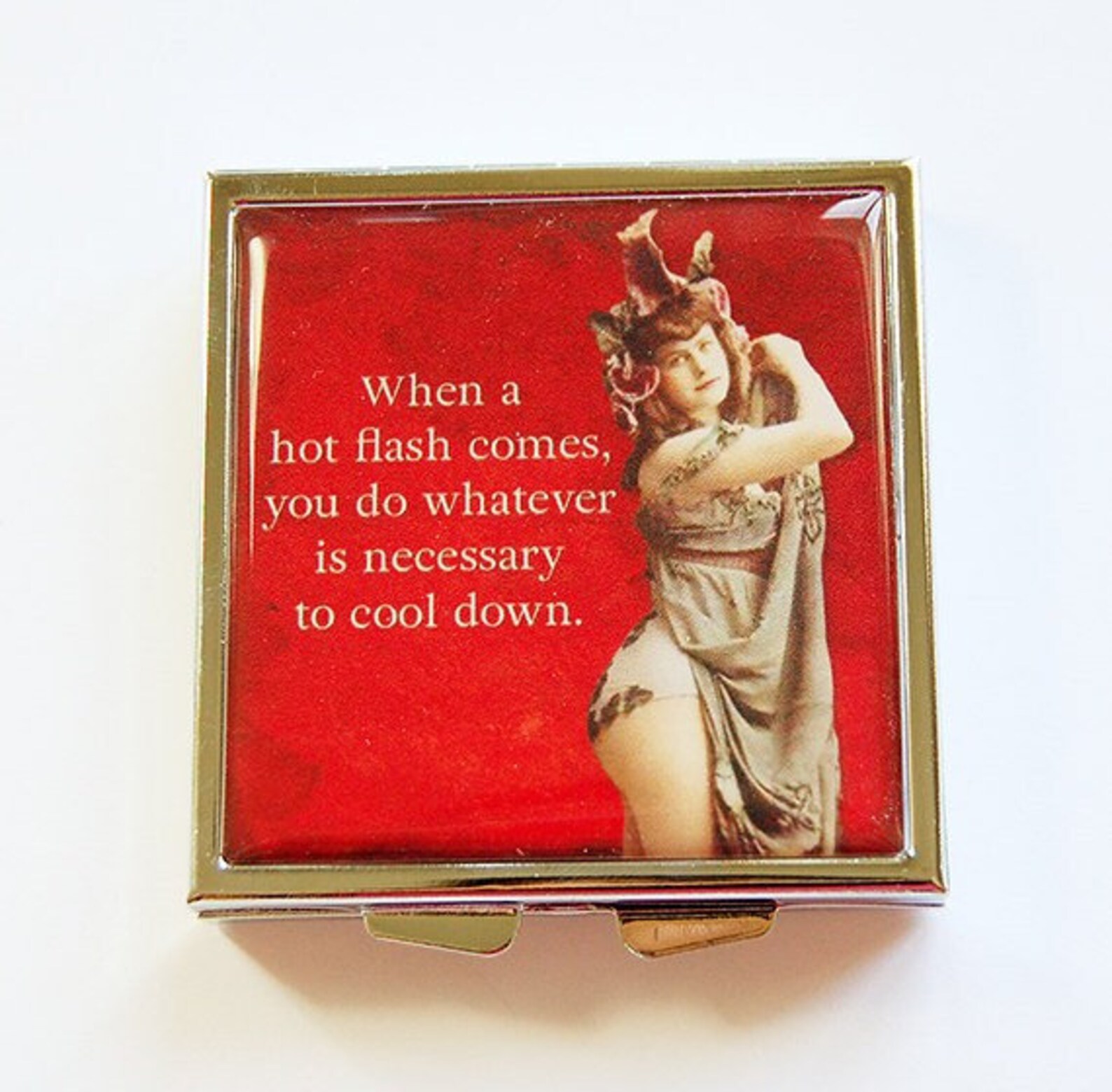 Pill Case Pill Box Humor Funny Pill Case 4 Sections - Etsy