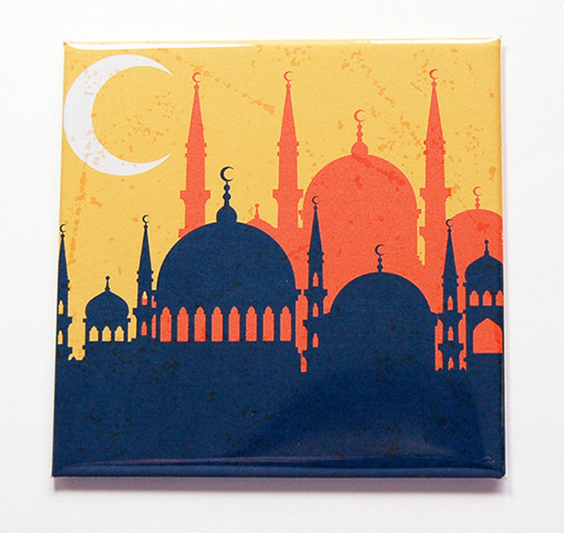 Mosque Magnet Fridge Magnet Mosque Islam Minaret Magnet | Etsy