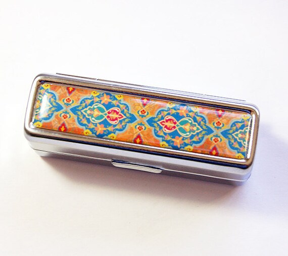 Lipstick Case With Mirror Mosaic Lipstick Case Lipbalm Case | Etsy