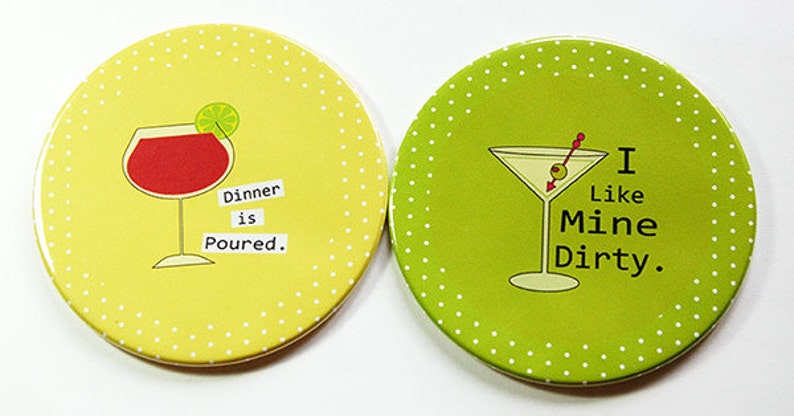 Drink Coasters Funny Coasters Cocktail Coasters Set of | Etsy