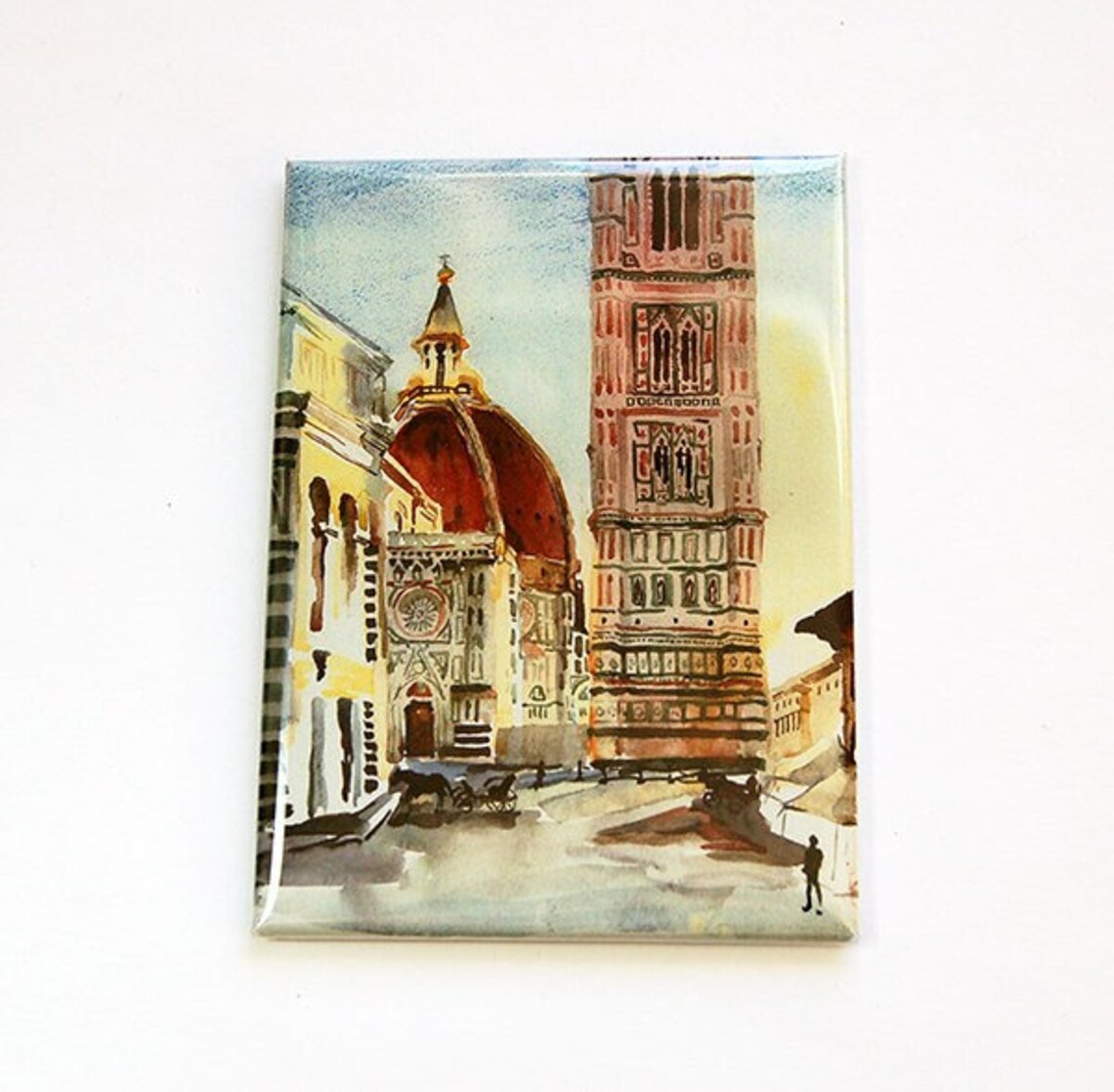Florence Duomo Magnet, Landscape Magnet, Fridge Magnet, Kitchen Magnet ...