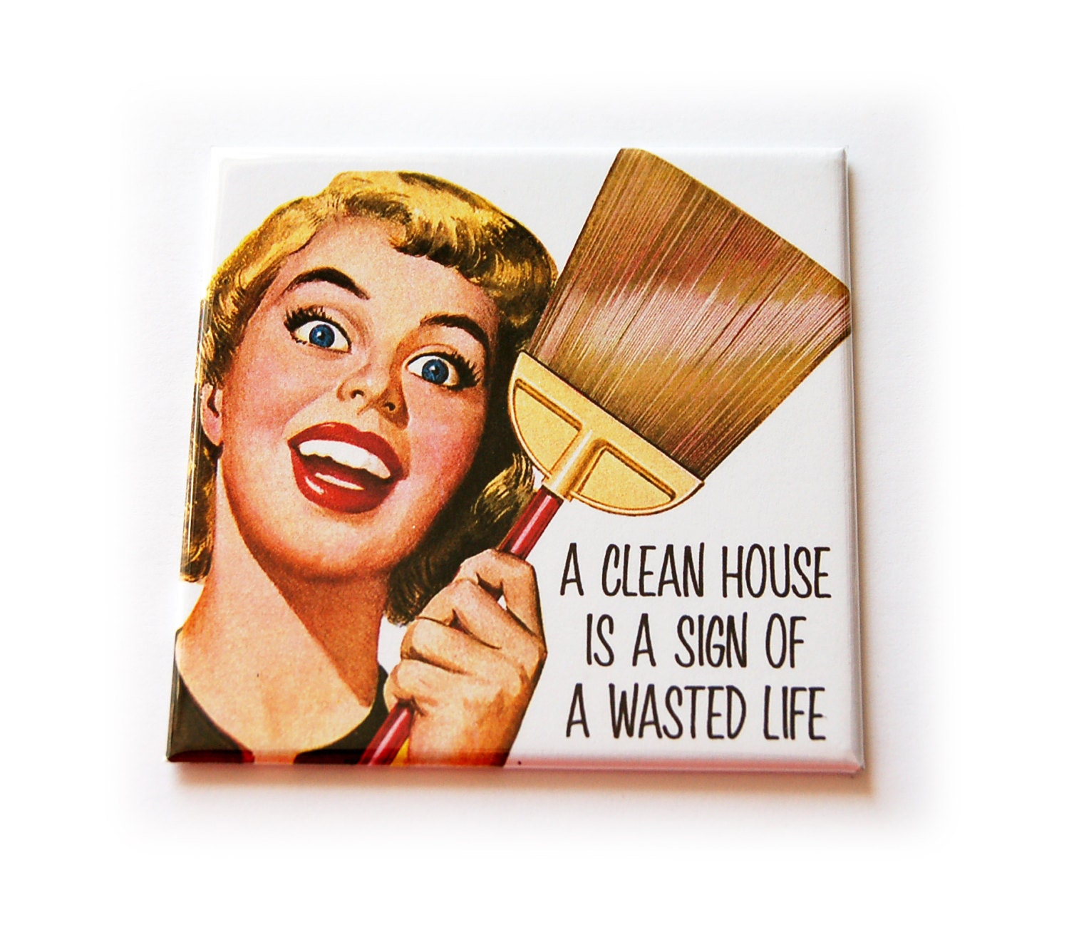 Funny Magnet Kitchen Magnet A Clean House Fridge Magnet | Etsy