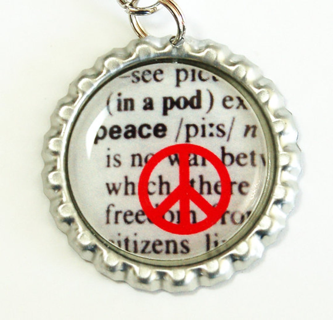 Peace Sign Bookmark, Bookmark, Book Mark, Peace Sign, Shepherd Hook ...