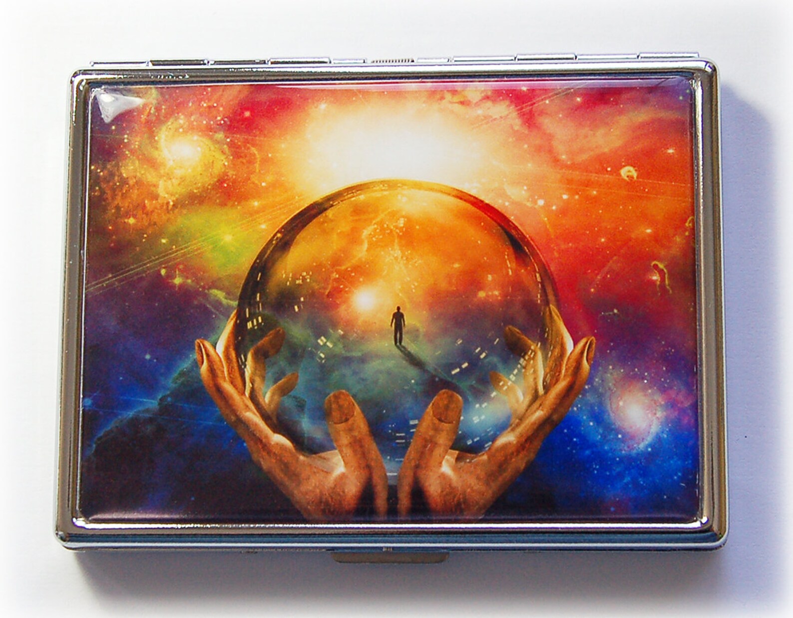 Fantasy Cigarette Case Sci Fi Looking Glass Slim Cigarette | Etsy