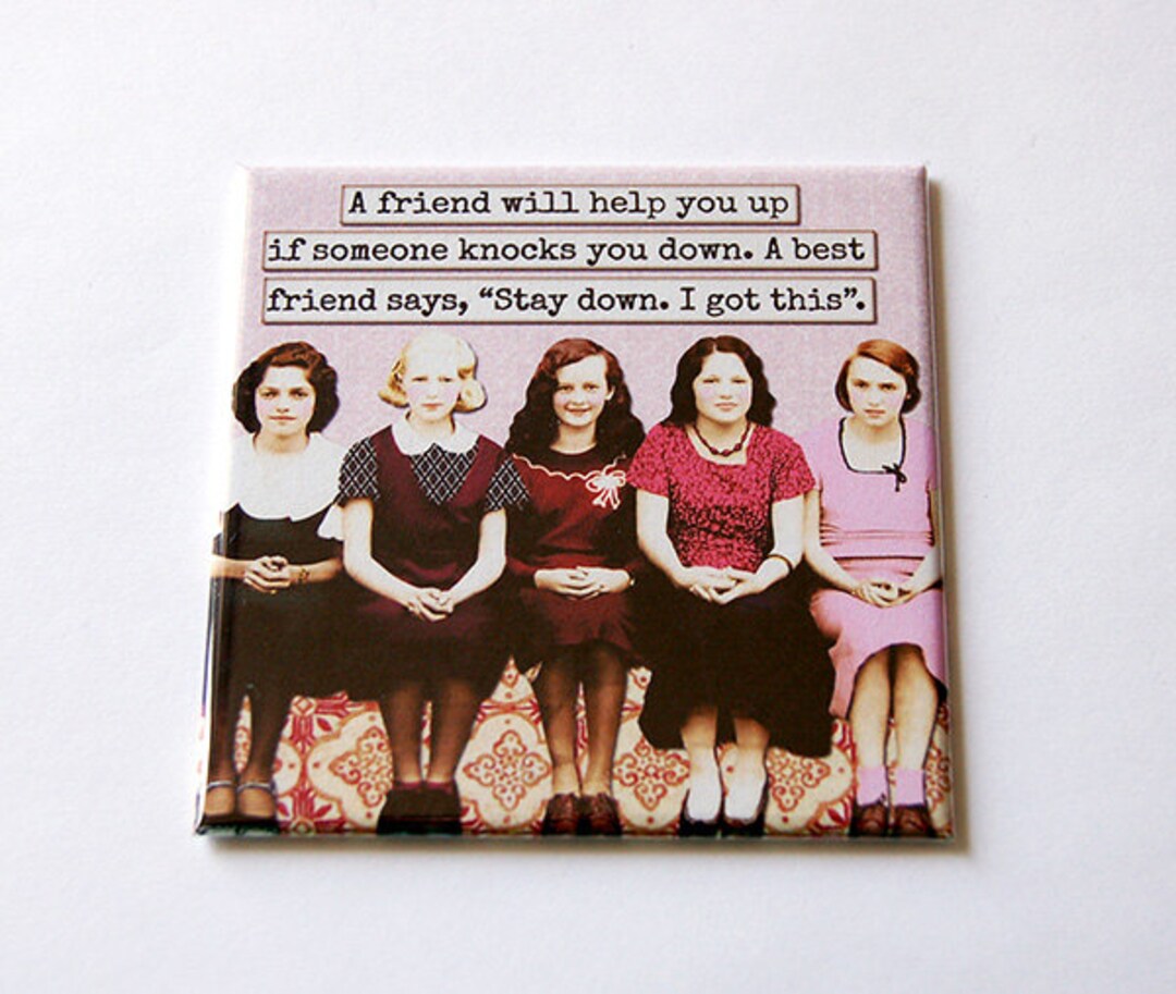 Best Friend Magnet, Funny Magnet, Kitchen Magnet, Magnet, Fridge Magnet ...