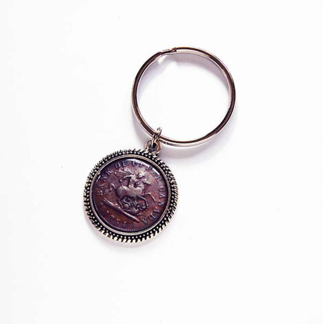 Bank of Upper Canada Key Ring, Keychain, Key Ring, Stocking Stuffer ...