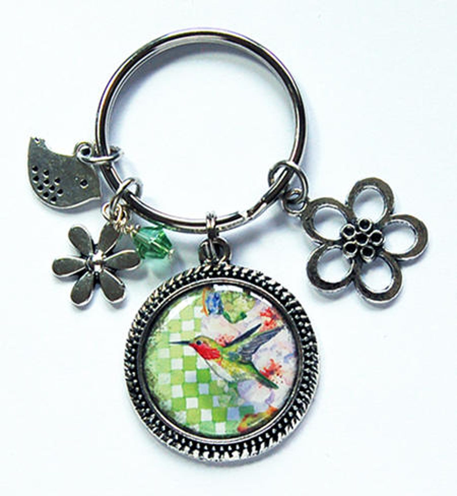 Hummingbird Keychain Keychain With Charms Gift for Her - Etsy Canada