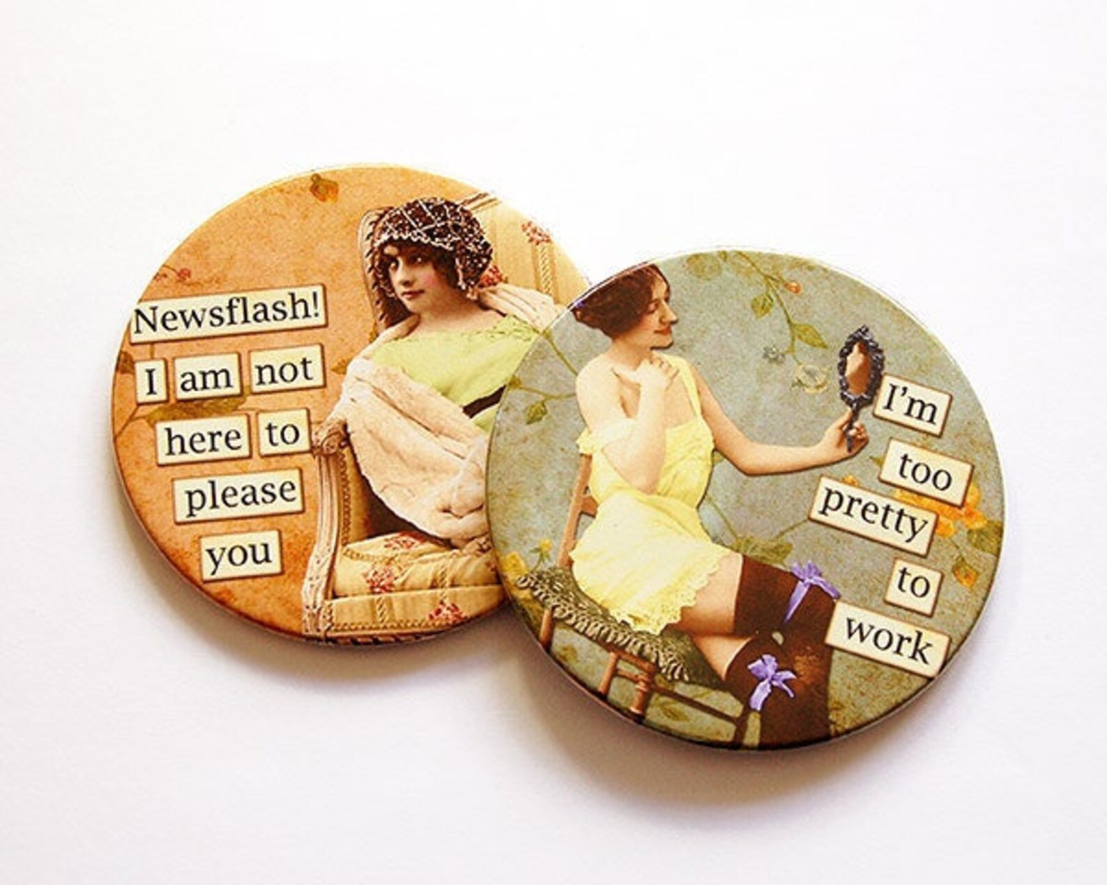 Set of Coasters Coasters Funny Coasters Drink Coasters - Etsy
