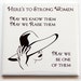 Strong Women Magnet, Magnet, Fridge Magnet, Kitchen Magnet, Here is to ...