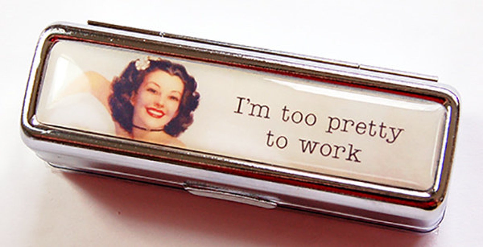 Lipstick Case Lipbalm Case Retro Lipstick Case With Mirror - Etsy