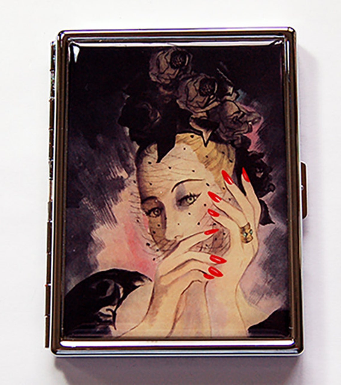 Slim Cigarette Case Cigarette Holder Cigarette box 1920s | Etsy