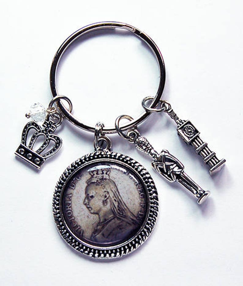 Queen Victoria Keychain Keyring UK Keychain Stocking - Etsy