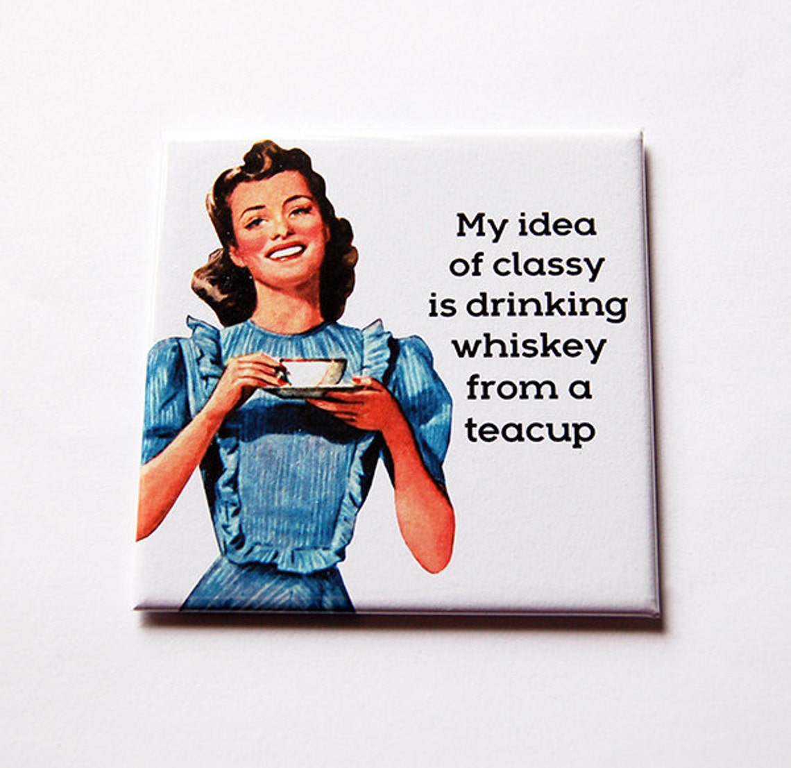 Funny Magnet Retro Design Kitchen Magnet Fridge Magnet | Etsy