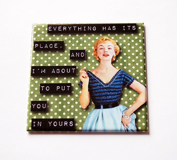 Funny Magnet Humor Retro Magnet Fridge magnet Funny gift | Etsy