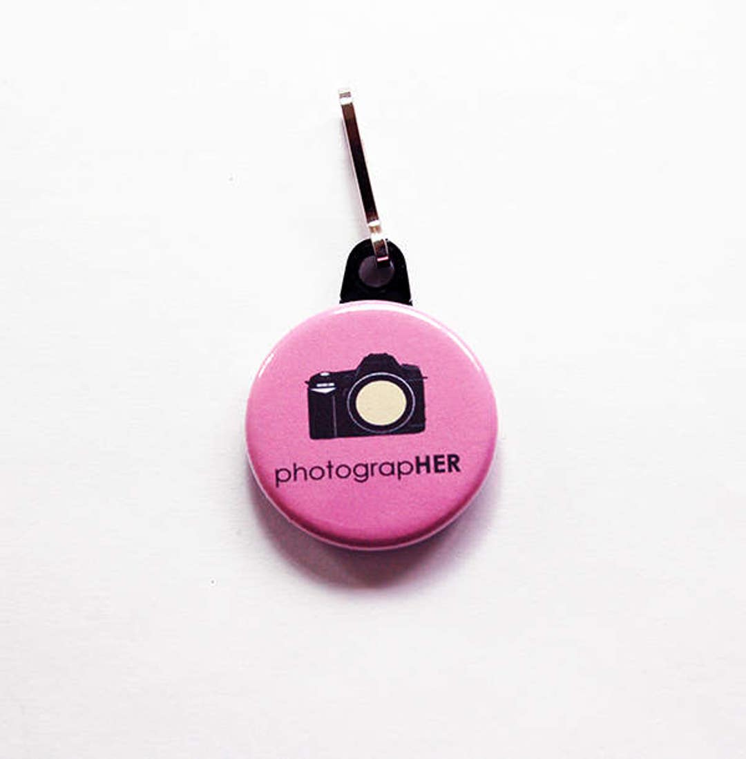 Photography Zipper Pull, Zipper Pull, Purse Charm, Photographer, Camera ...