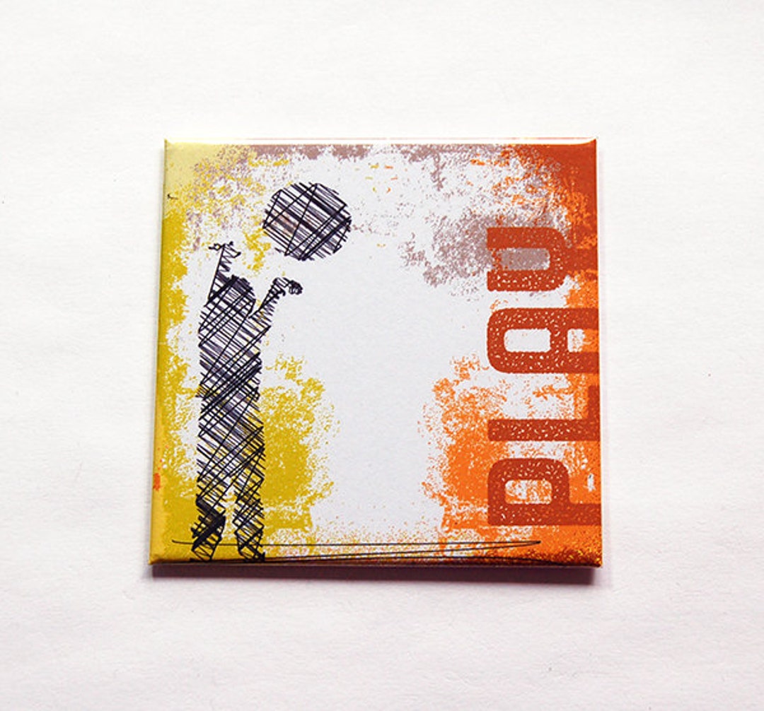 Play Magnet Basketball Magnet Large Square Magnet Kitchen - Etsy