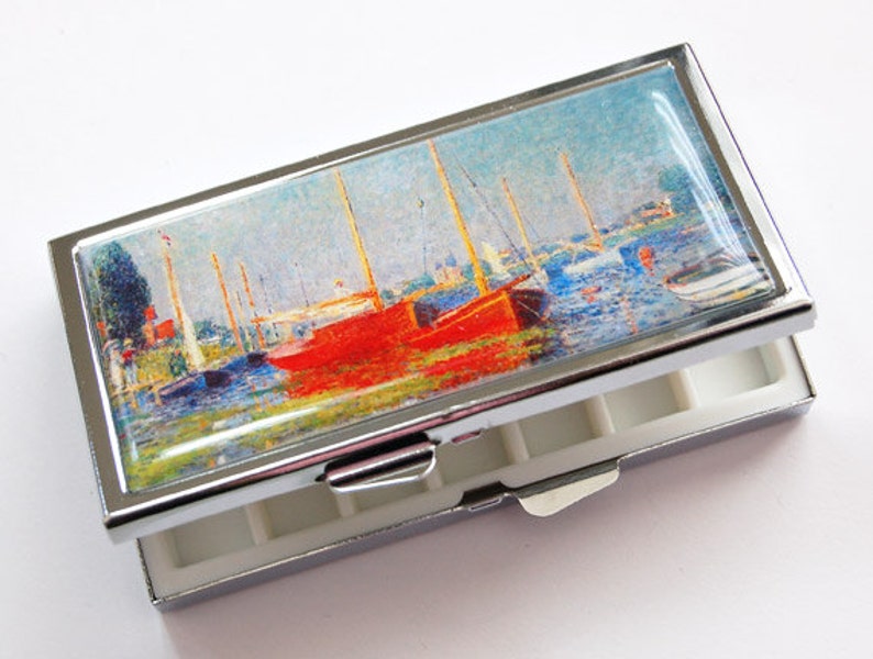 Monet Pill Box Pill Case Pill Box Monet Landscape - Etsy