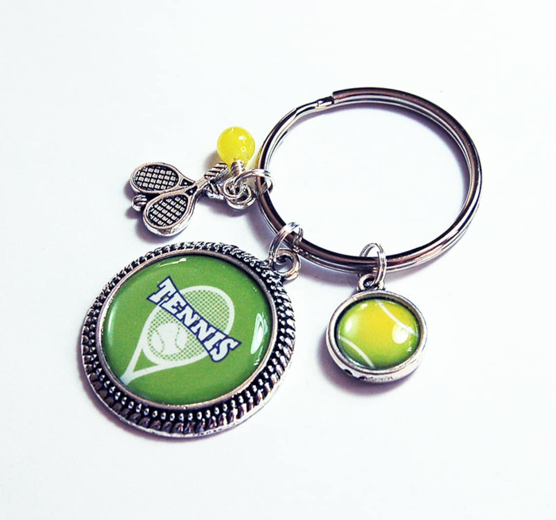 Tennis Keychain Sports Keyring Keychain With Charms Cute - Etsy Canada