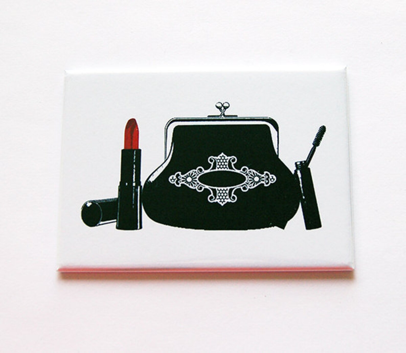 Purse Mirror Glass Mirror Large Pocket Mirror Mirror Hand - Etsy