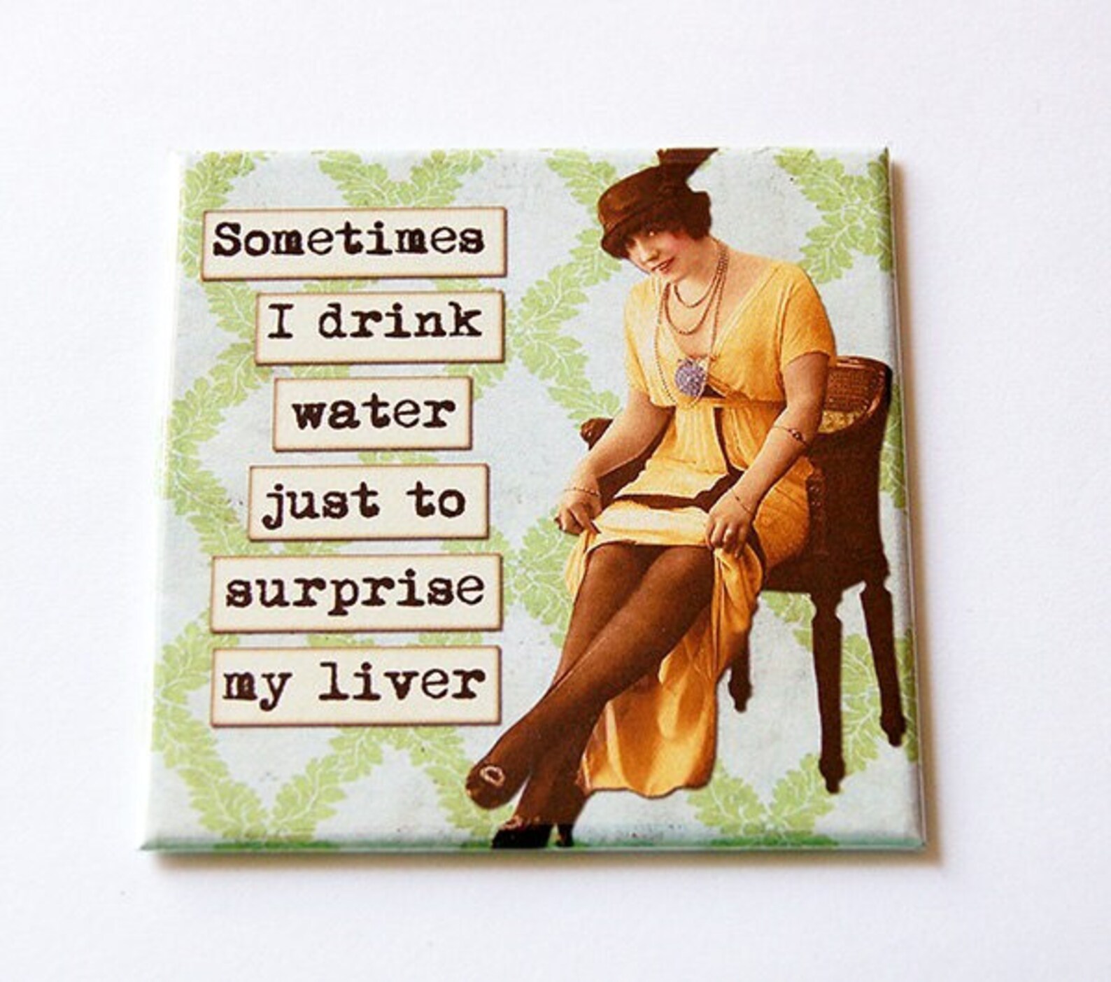 Funny Drinking Magnet Retro Design Kitchen Magnet Magnet - Etsy