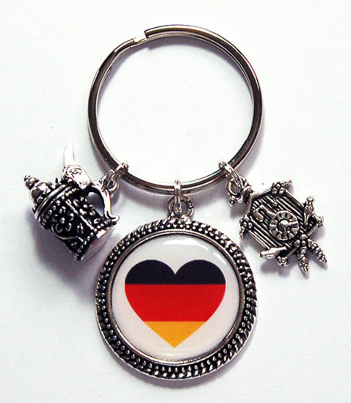 Germany Keychain Beer Stein Cuckoo Clock Loves Germany - Etsy