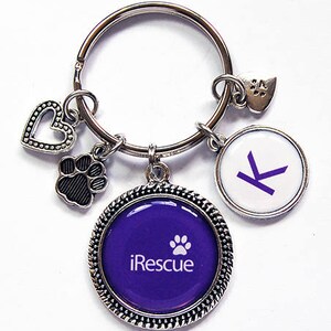 Irescue Keychain, Purple, Keychain, Key Ring, Key Chain, Keyring ...