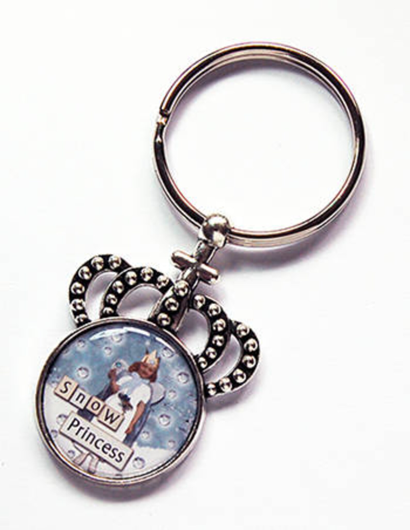 Snow Princess Keychain Crown Keyring Princess Key Ring Gift - Etsy Canada