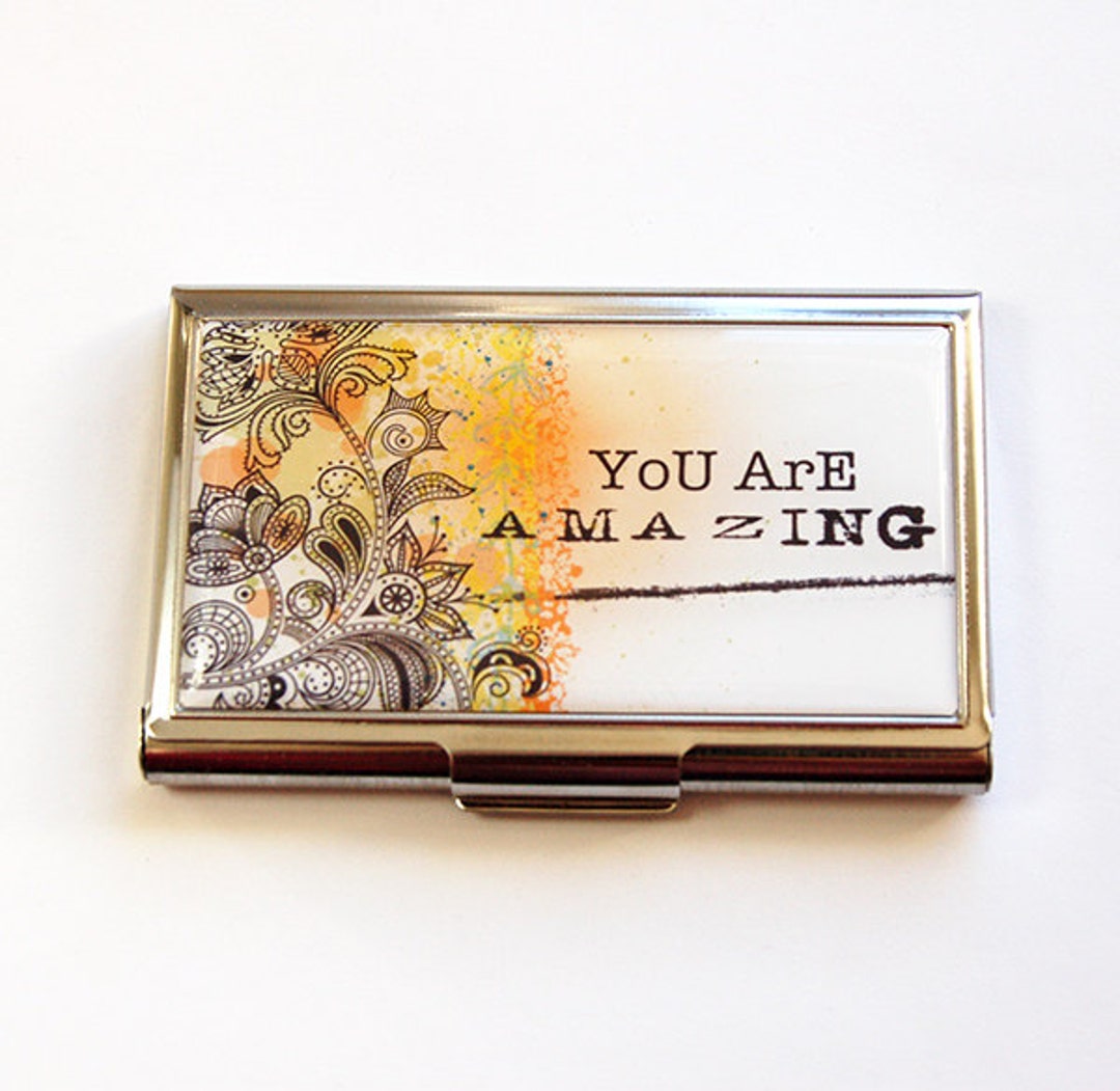 Card Case Business Card Case Business Card Holder You Are - Etsy